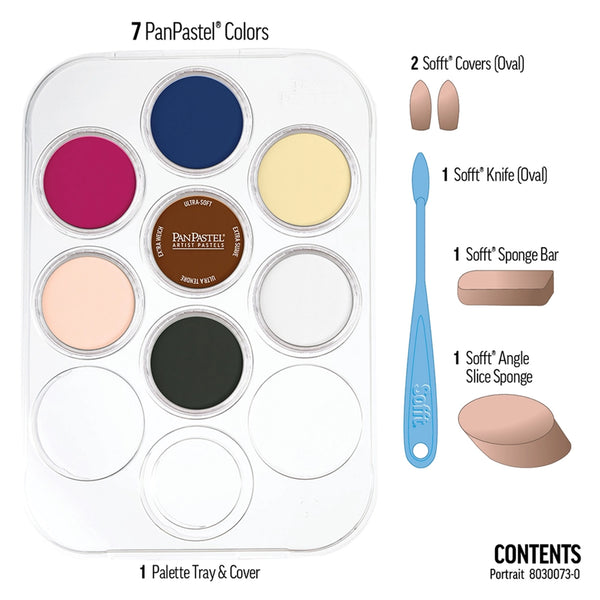 PanPastel Artist Pastels - Portrait Set of 7 Pastel Colours with ...