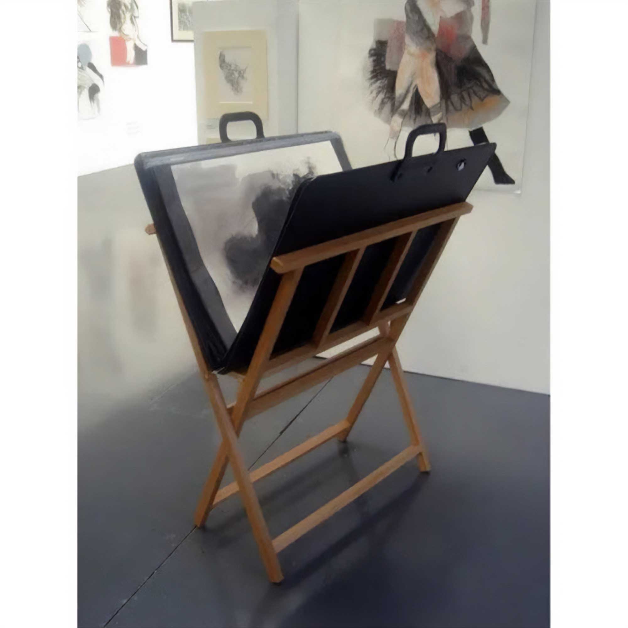 Artists Print Storage Rack/Wooden Artwork Display Stand