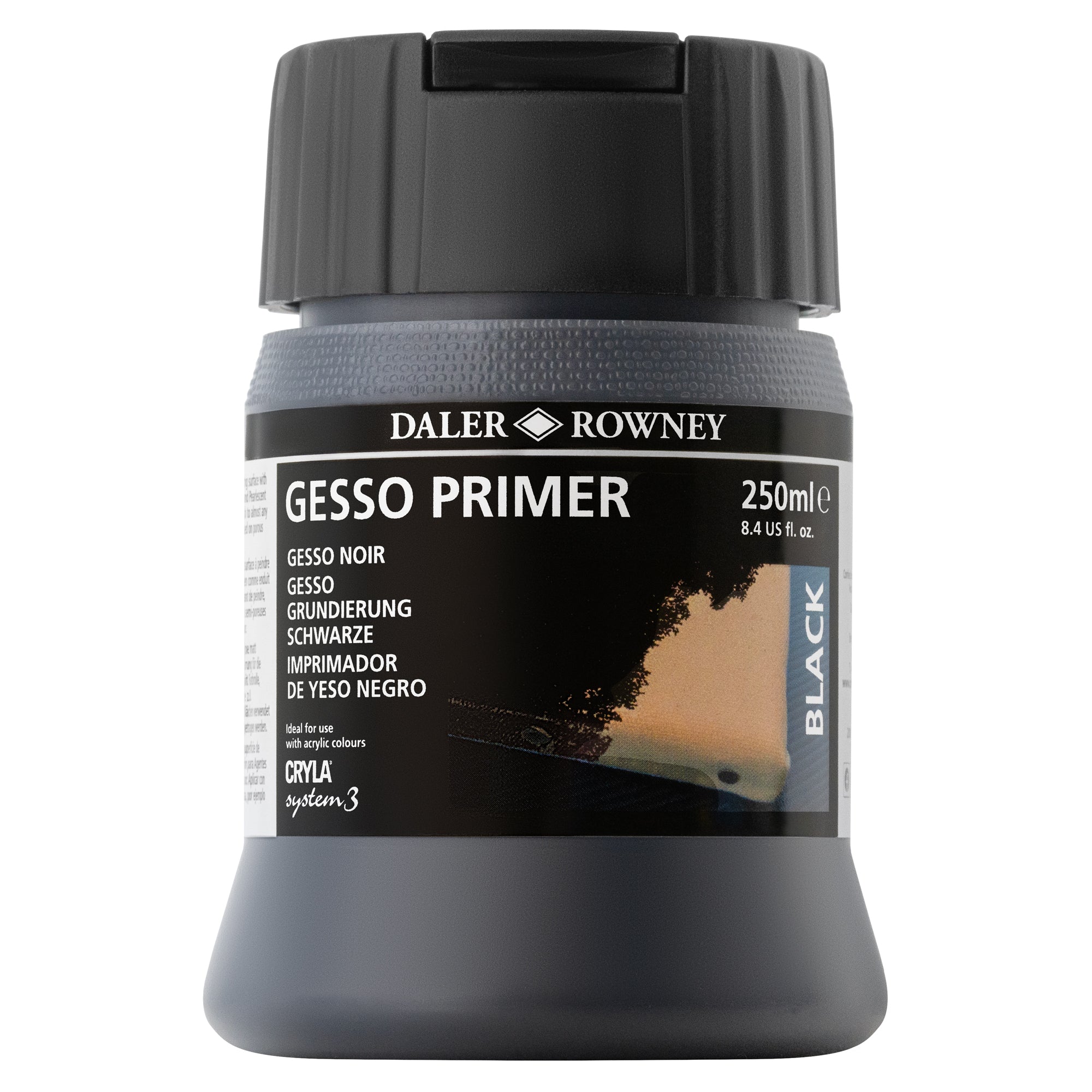 Daler-Rowney Black Gesso Primer – ARTdiscount