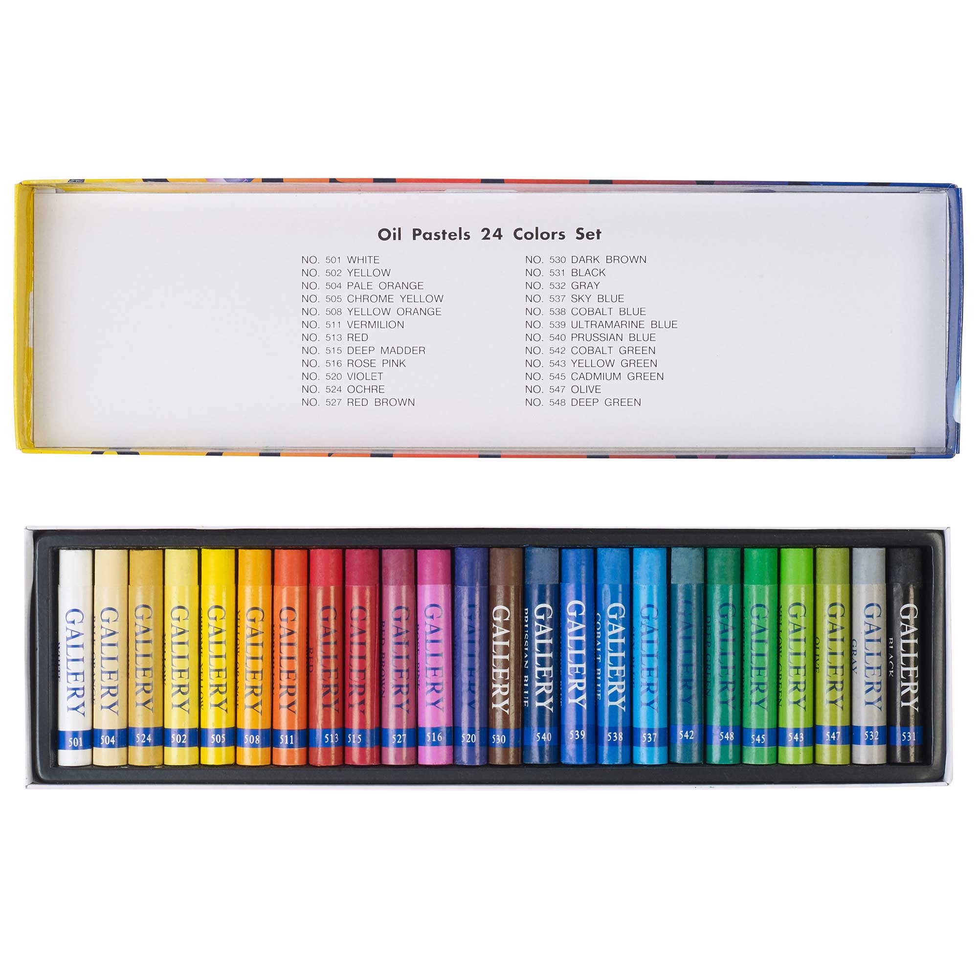 Gallery Oil Pastels Set of 24 Assorted