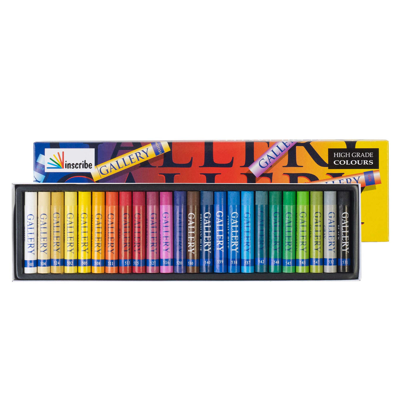 Inscribe Gallery Oil Pastels - Set of 24 Assorted Pastels – ARTdiscount