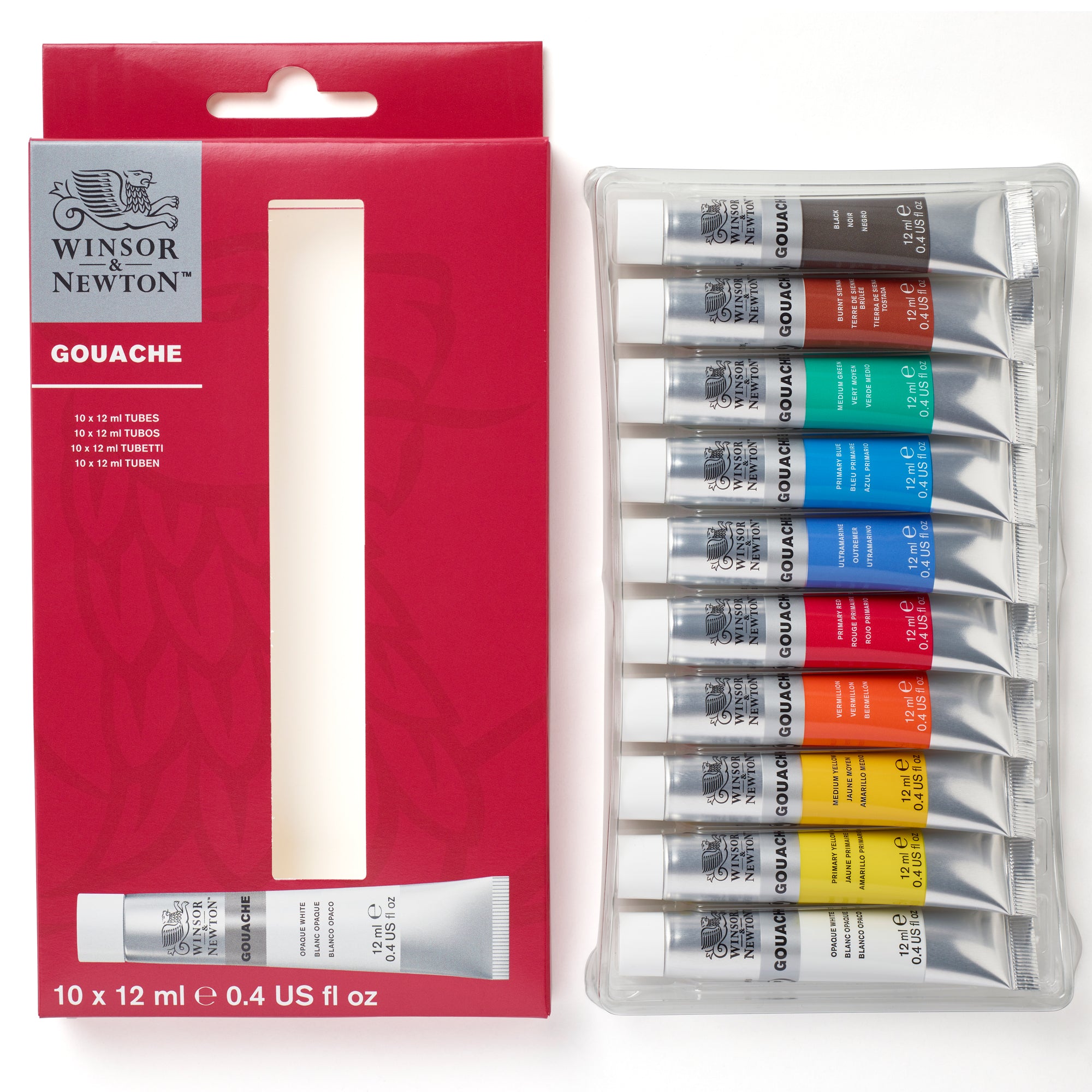 Winsor & Newton Gouache - Set of 10 x 12ml – ARTdiscount
