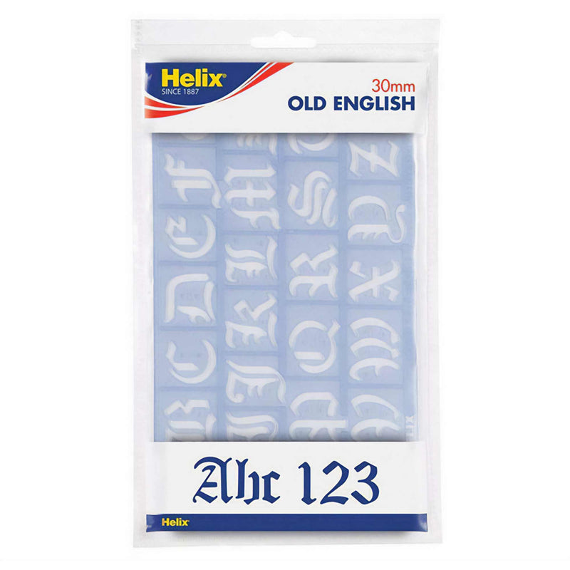 Helix Lettering Stencils