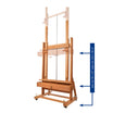 Mabef M02 Heavyweight Studio Easel – ARTdiscount