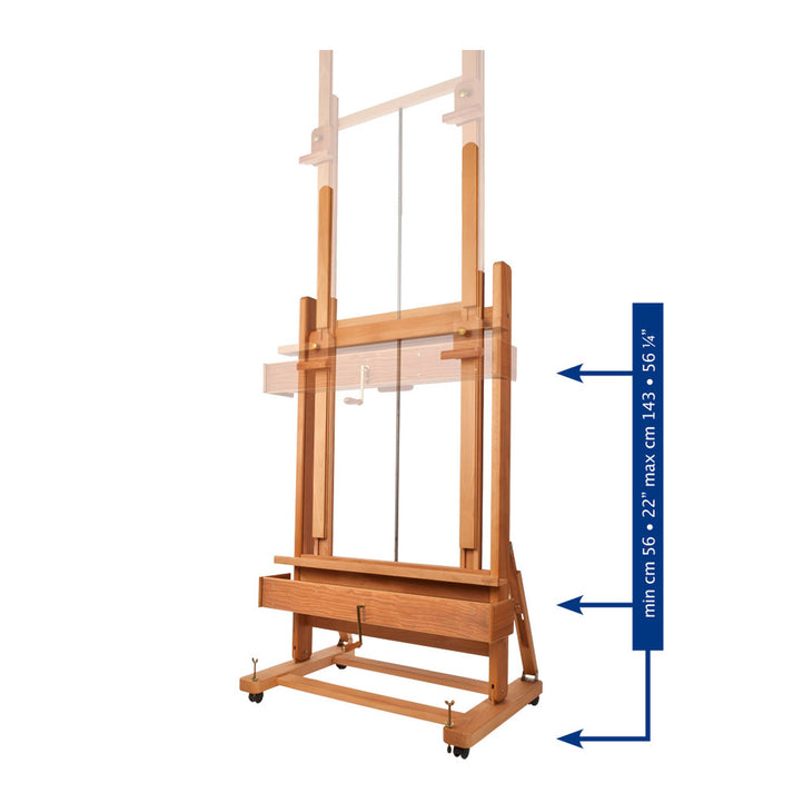 Mabef M02 Heavyweight Studio Easel – ARTdiscount