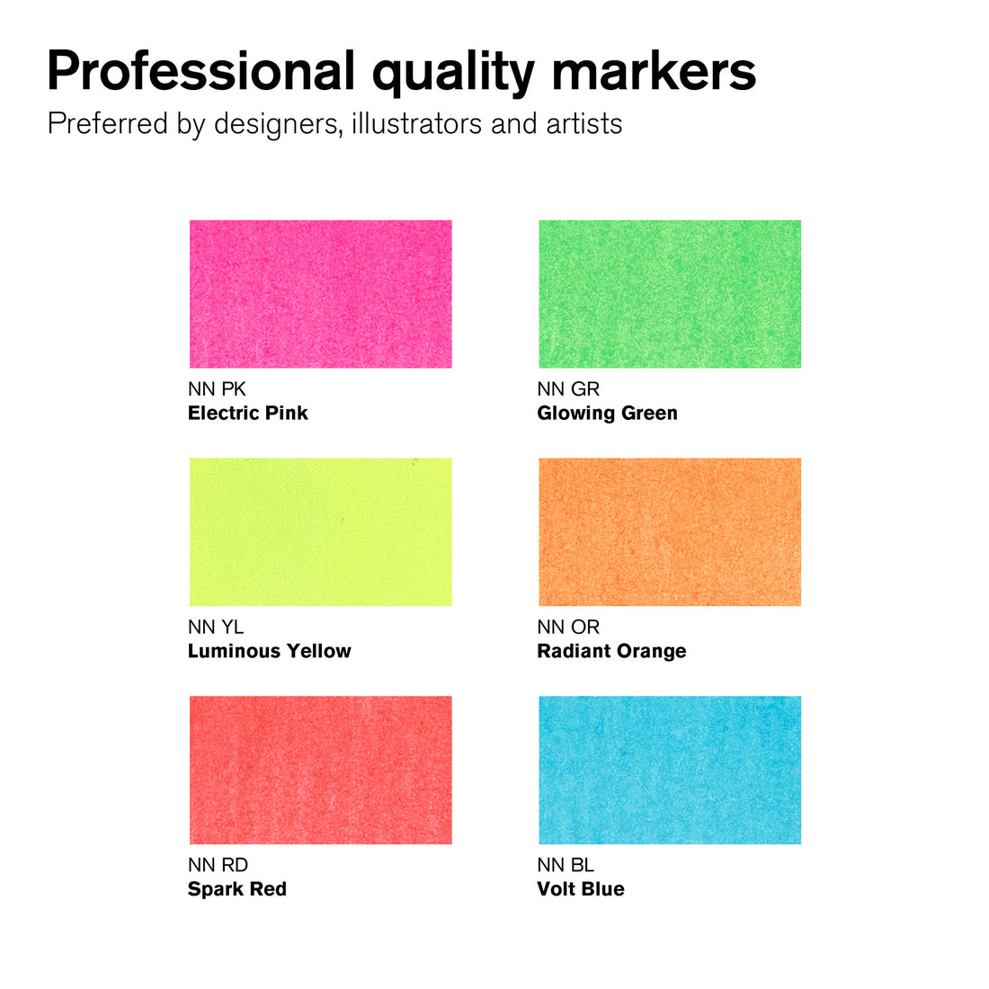 Winsor & Newton Promarker Neon - Fluorescent Markers - Set of 6 ...