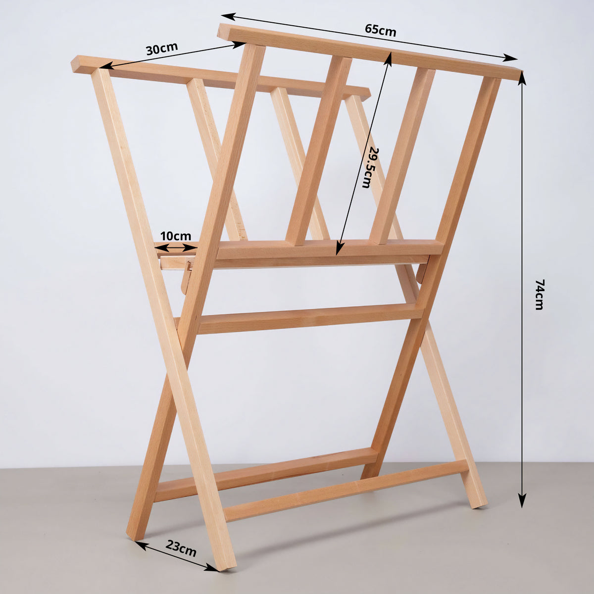 Artists Print Storage Rack/Wooden Artwork Display Stand