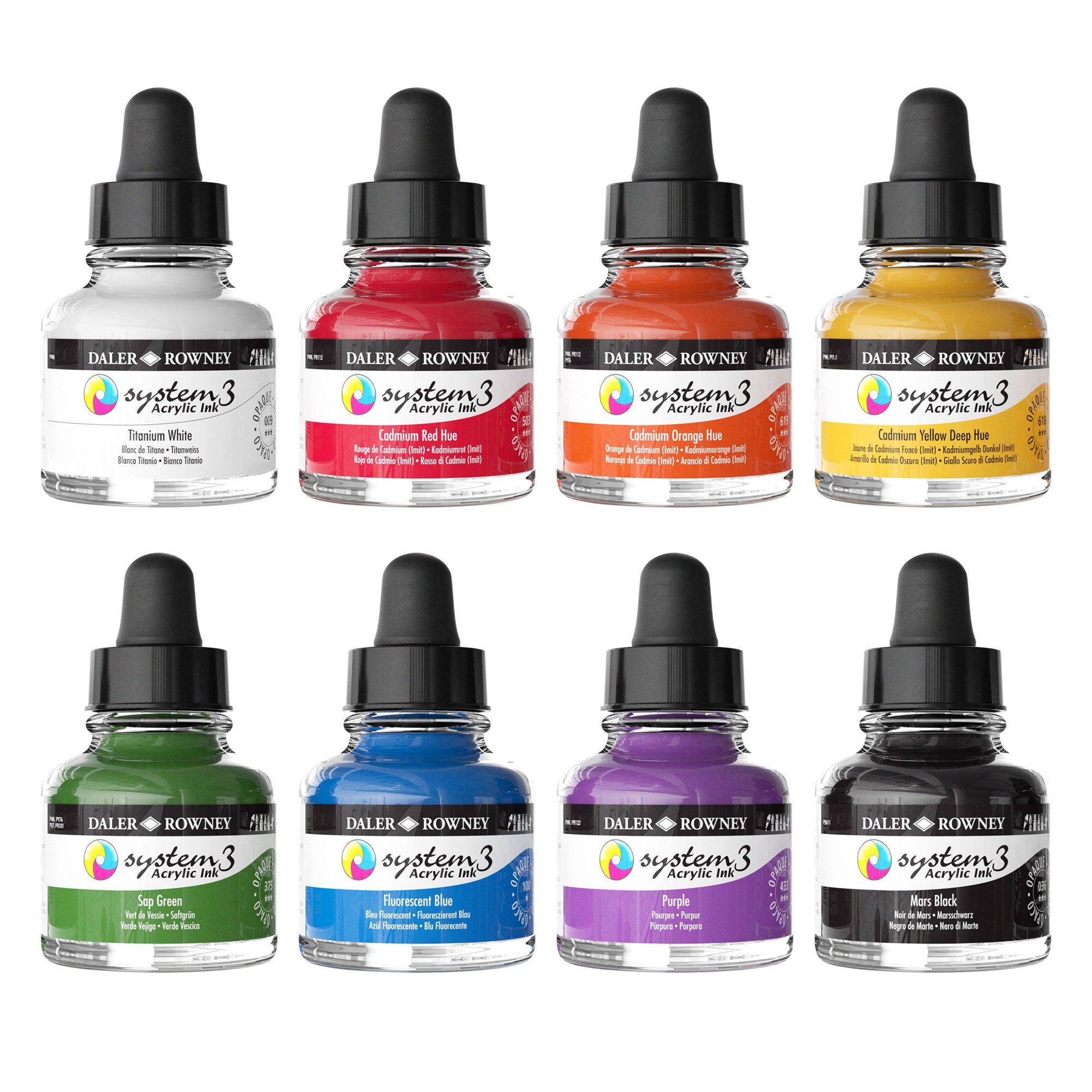 System 3 Ink Individual Colours - 29.5ml Bottles