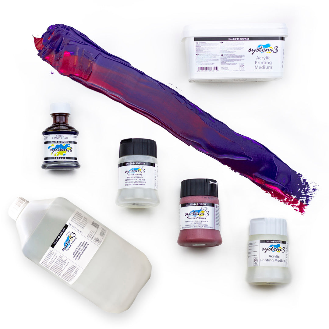Daler Rowney System 3 Screen Printing Medium - 5 Ltr