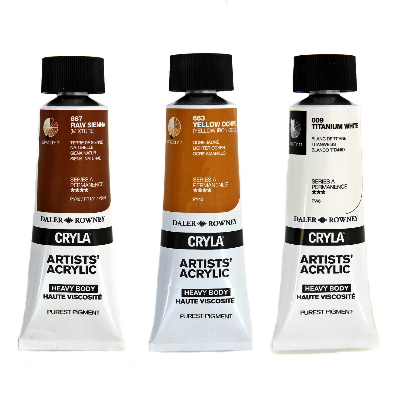 Daler-Rowney Cryla Professional Acrylic HEAVY BODY 75ml Tubes - Series ...