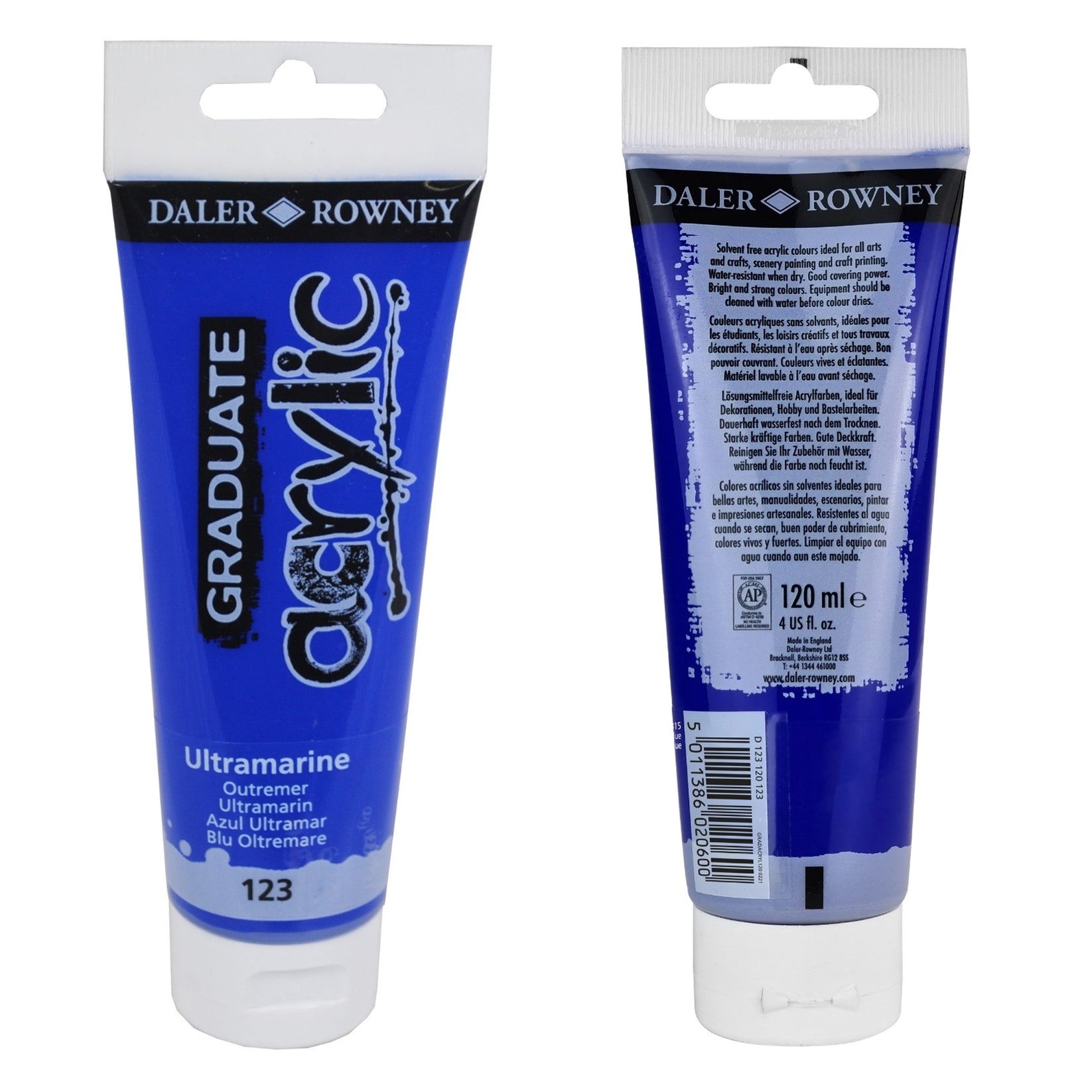 Daler-Rowney Graduate Acrylic Paint - 120ml – ARTdiscount