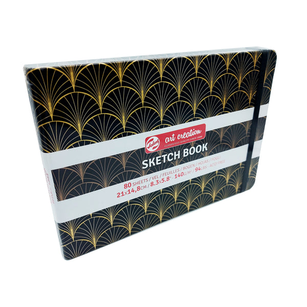 Talens Art Creation Sketch Books - 80 Pages - 140gsm (90Ibs) - Art Deco
