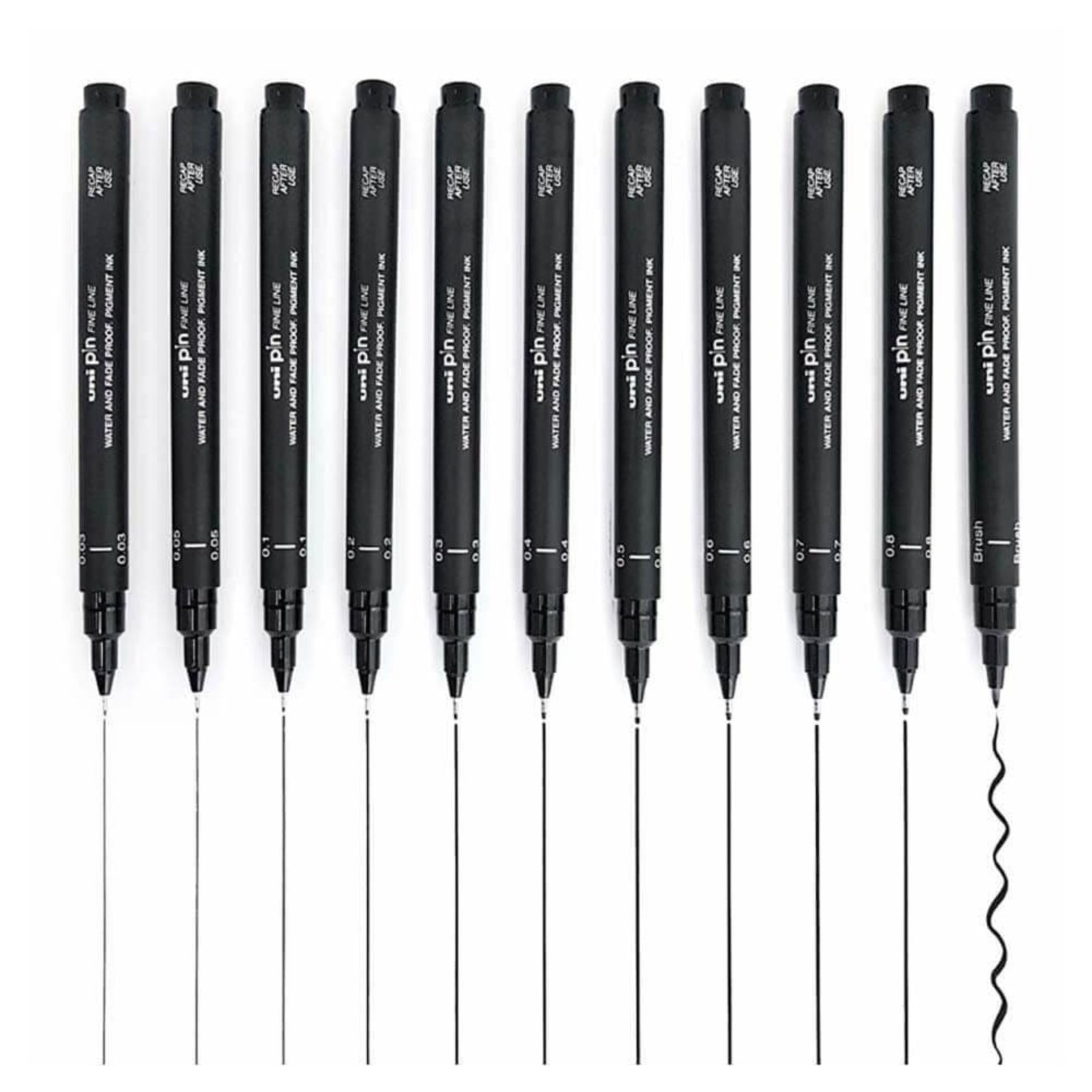Uni-Pin Fineliner Pens - Water Resistant Markers – ARTdiscount